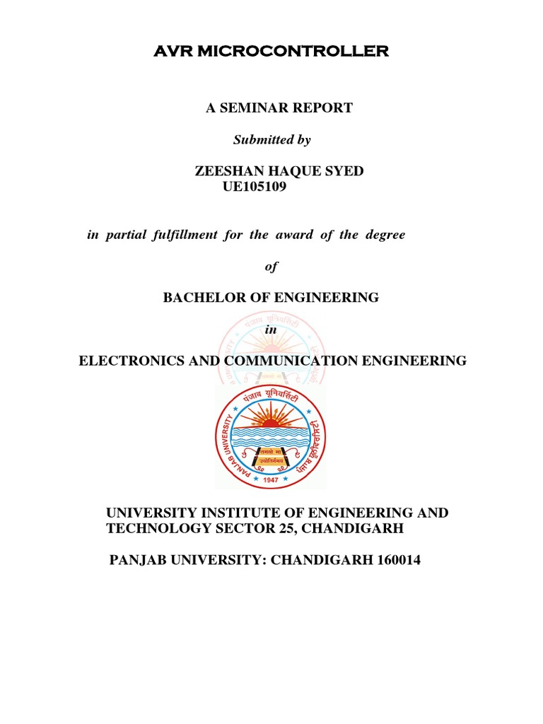 Avr Microcontroller | PDF
