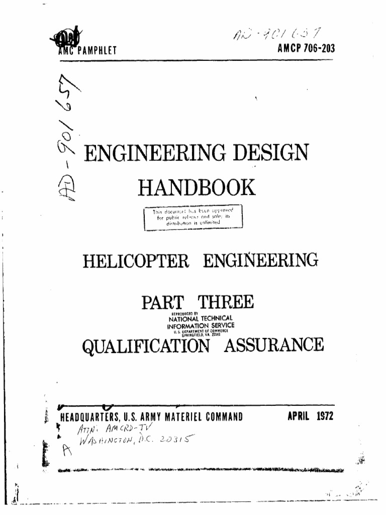 Engineering Design Handbook Helicopter v3 | PDF
