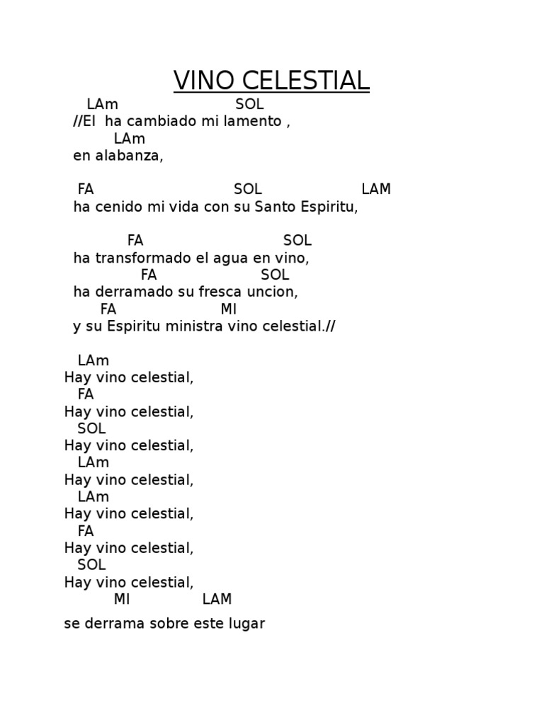 Vino Celestial | PDF