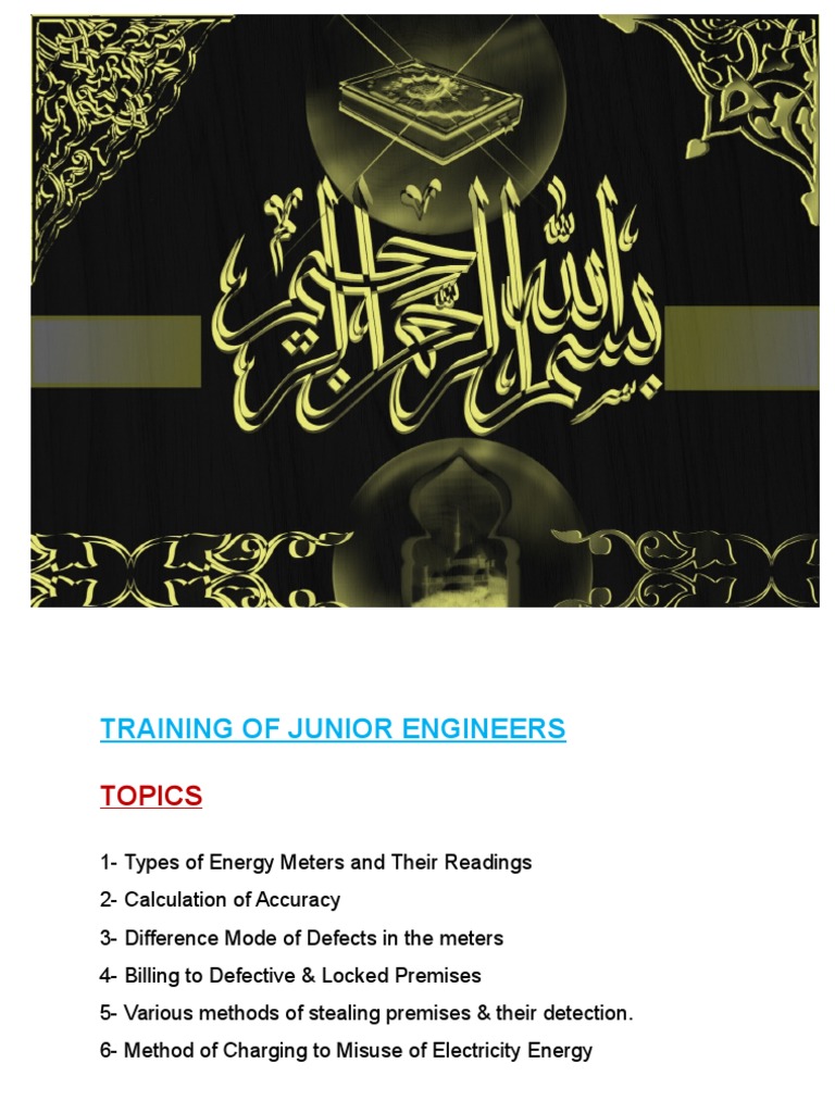 MEPCO Smart Meter Training Guide | PDF | Manufactured Goods ...