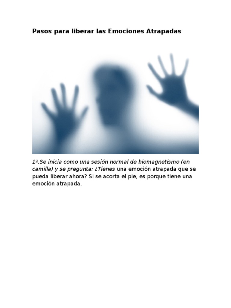 Pasos para Liberar Las Emociones Atrapadas | PDF