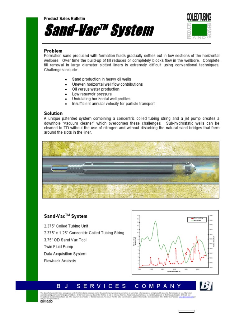 Sand-Vac System for Wellhead Cleaning | PDF