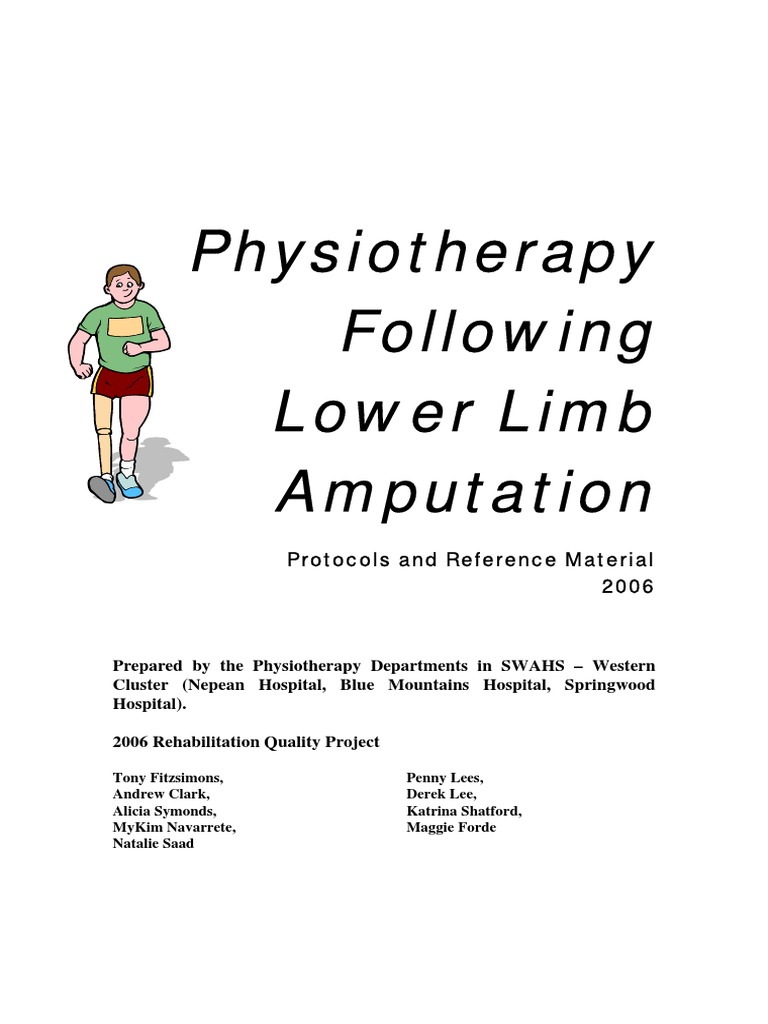 Amputation Manual | PDF | Prosthesis | Amputation