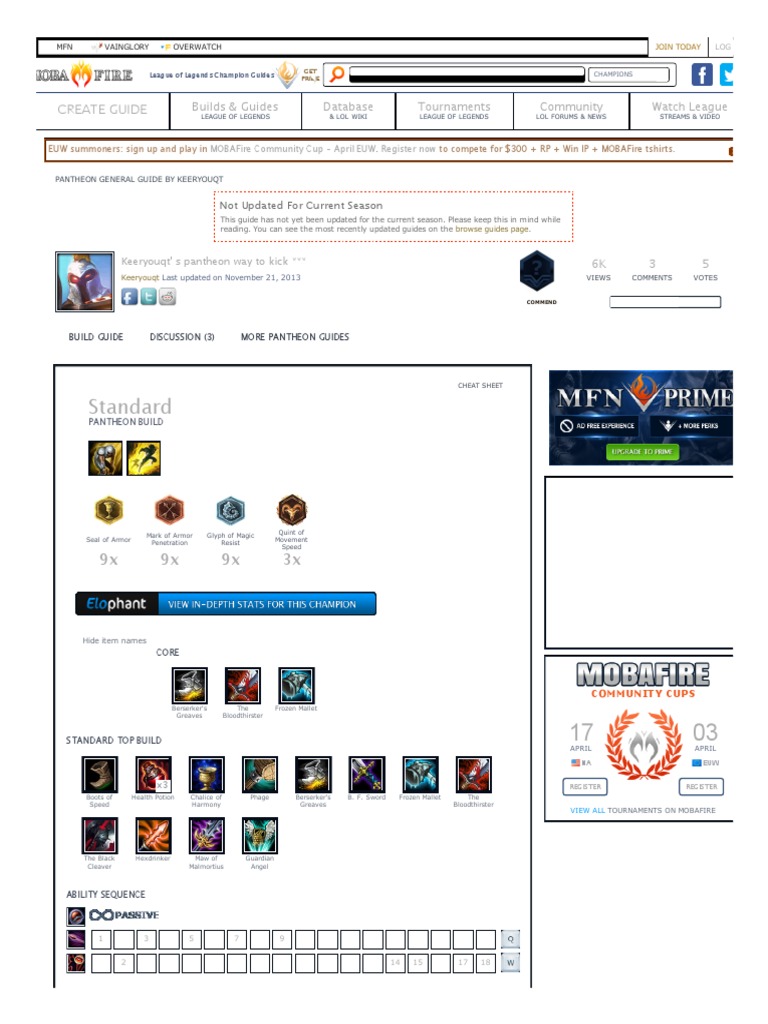 Pantheon Build Guide - Keeryouqt' S Pantheon Way To Kick Ass - League ...