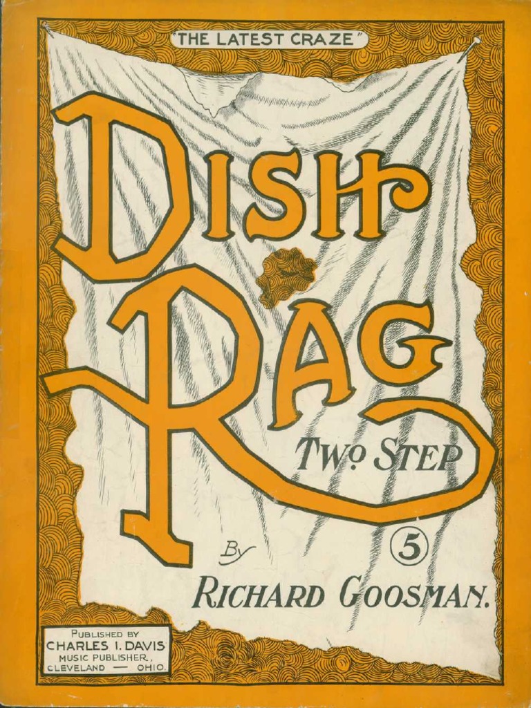 Dish Rag Ragtime Piano Sheet Music | PDF