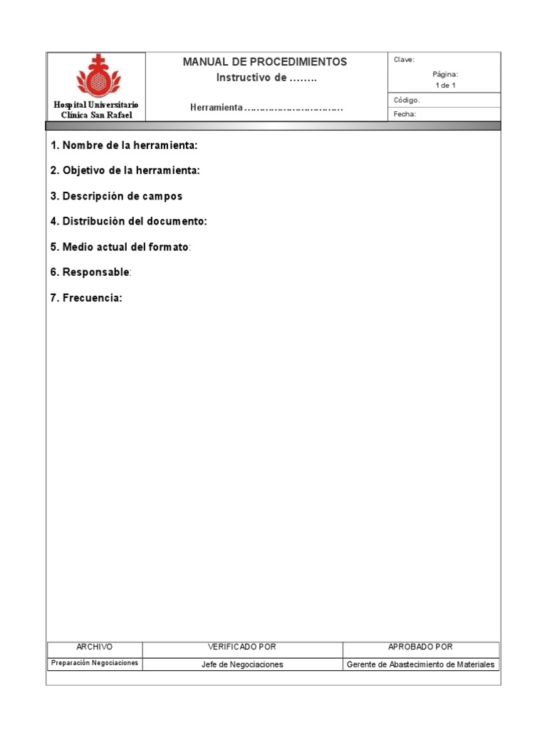 Formato de Instructivo | PDF | Crecimiento personal y profesional