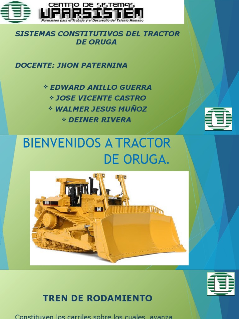 Sistemas Constitutivos de El Tractor de Oruga | PDF | Vehículos ...
