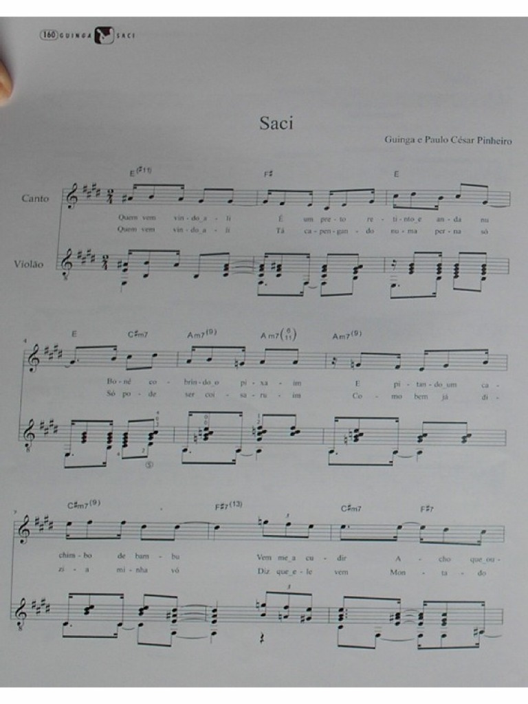 Guinga Saci Partitura | PDF