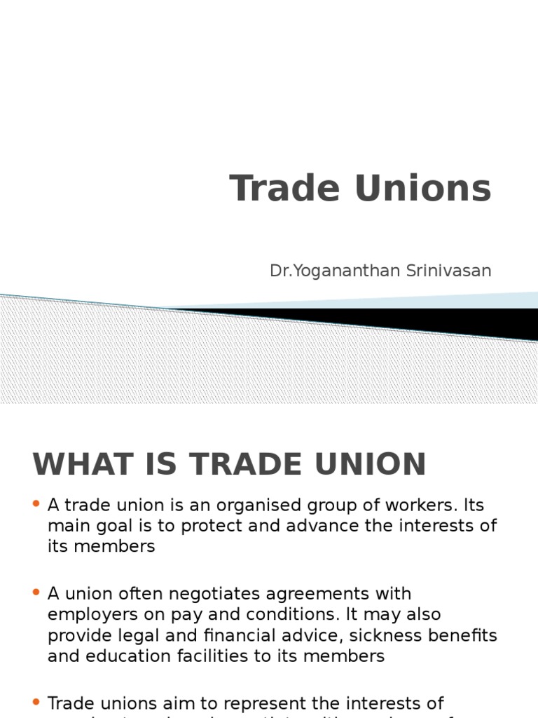 Evolution and Functions of Trade Unions | PDF | Trade Union | Employment