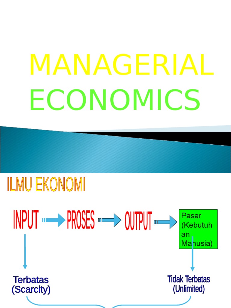 Ekonomi Manajerial | PDF