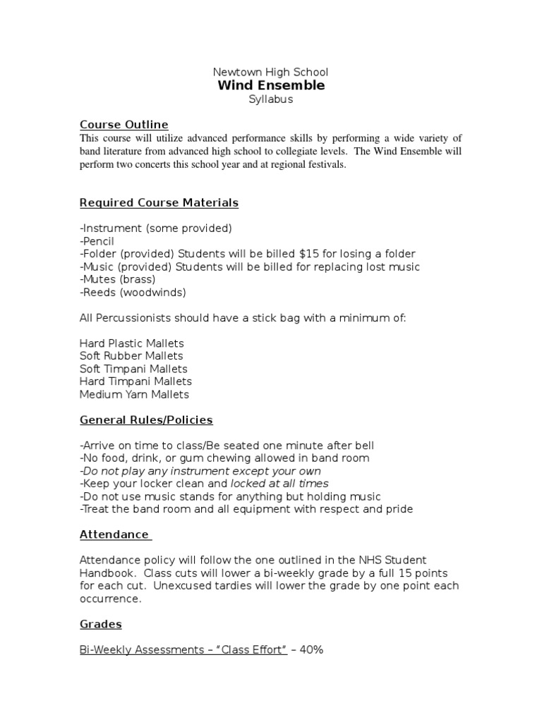 We Syllabus | PDF
