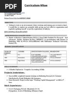 Resume Template-Amity - MBA | PDF | Business