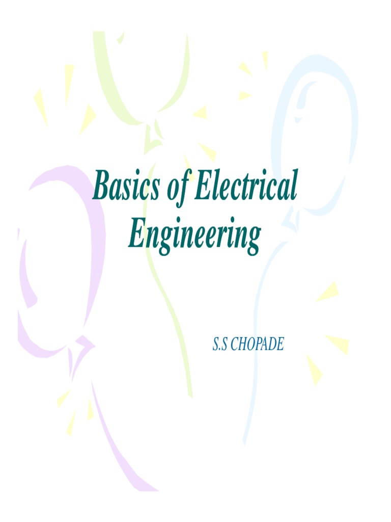 Basics of Electrical Engineering | PDF | Electromagnetic Induction ...