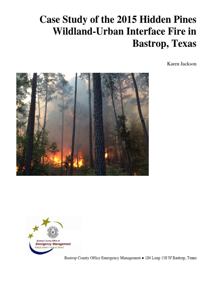 Hidden Pines Fire Case Study | PDF | Wildfire | Emergency Management