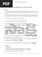 Vectors - Formula Sheet - 12th Hacker - CBSE 2025 | PDF | Euclidean ...