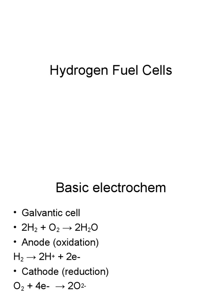Hydrogen Fuel Cells: Pros and Cons | PDF | Fuel Cell | Hydrogen