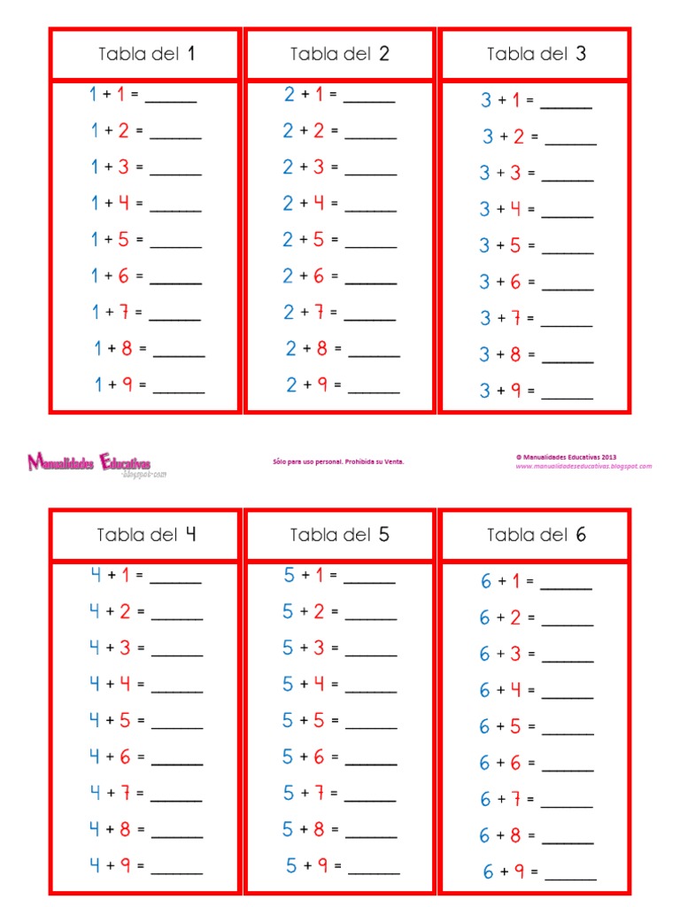 Libro para Tablero Suma Montessori | PDF