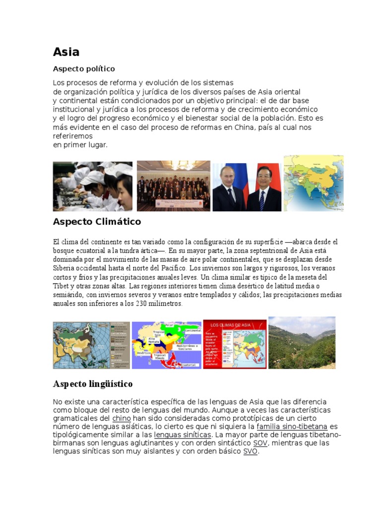 Asia | PDF | Asia | África