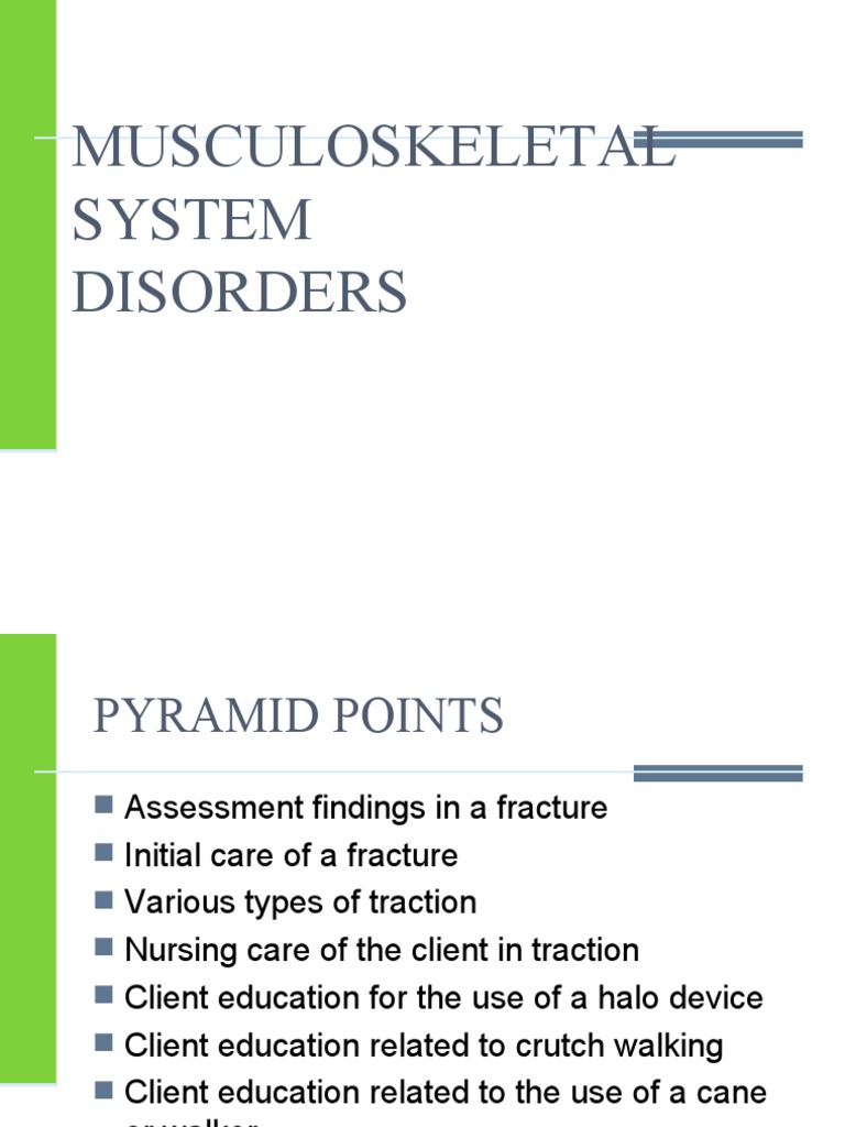 Musculoskeletal Disorders