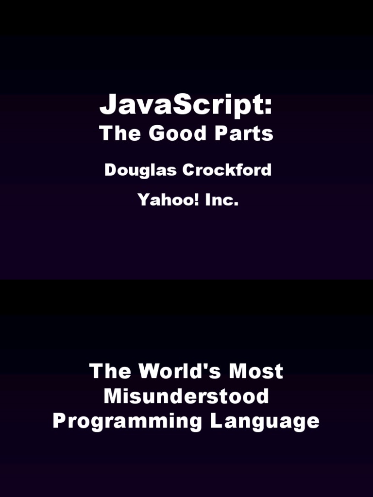 Crockford Douglas JavaScript | PDF | Inheritance (Object Oriented Programming) | Java Script