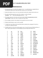 BURT READING TEST Q and A Sheets | PDF