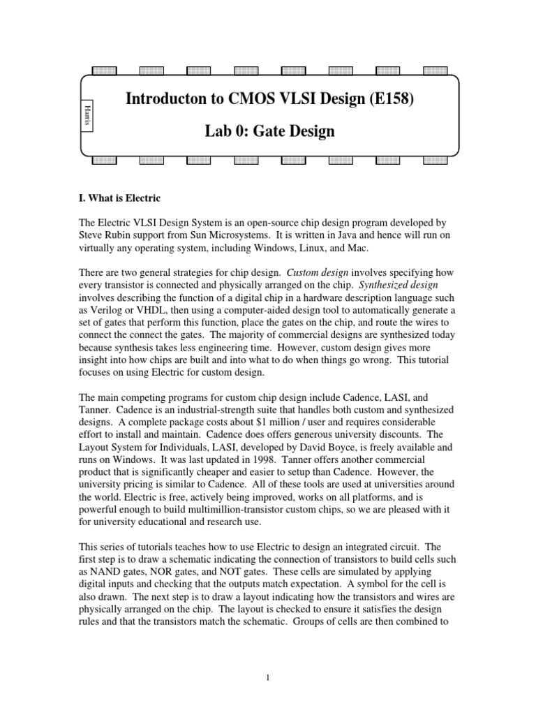 VLSI Tutorial | Download Free PDF | Mosfet | Integrated Circuit