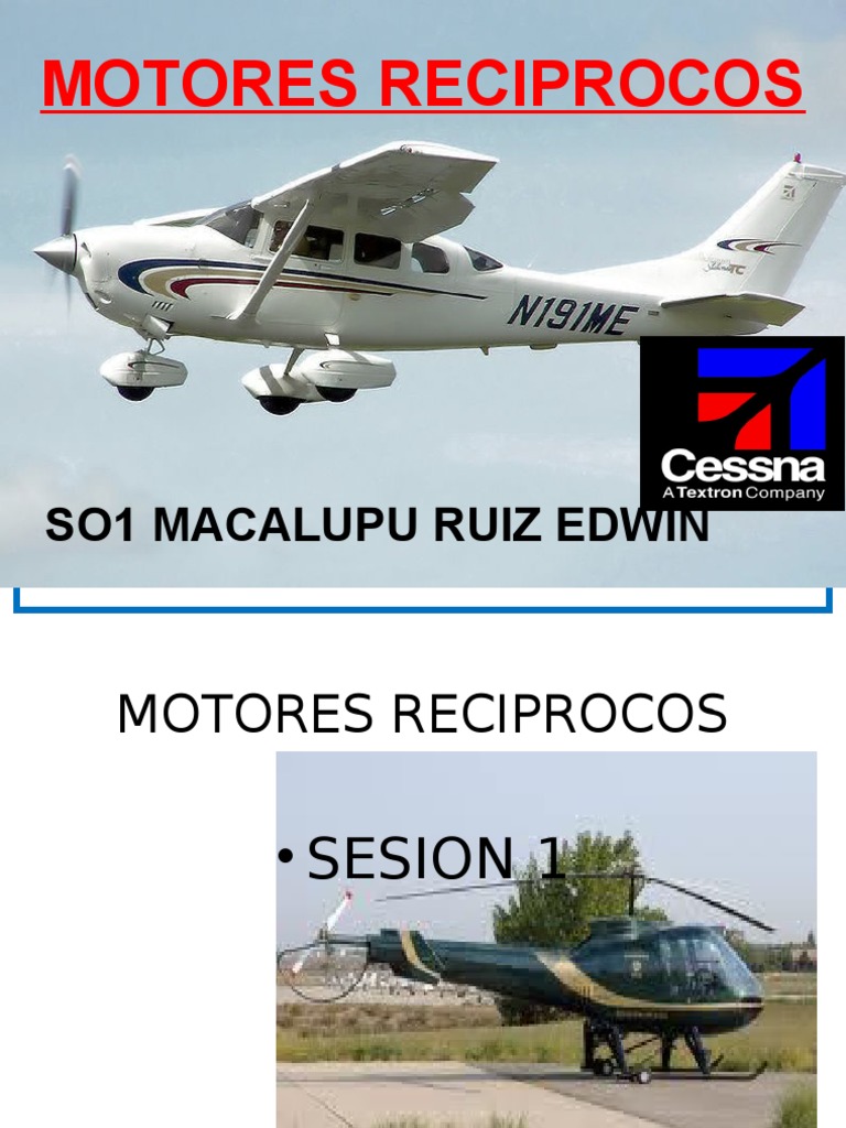 Motores Reciprocos | PDF | Pistón | Motor de combustión interna