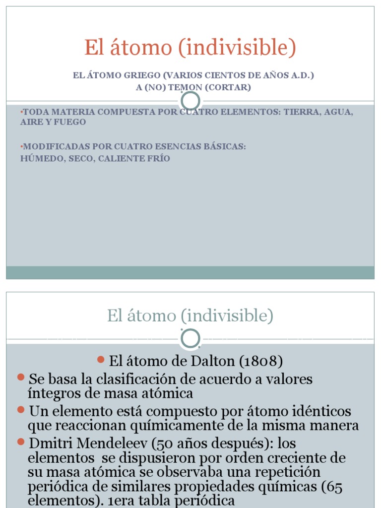 2 - El Átomo (Indivisible) | Desintegración radioactiva | Núcleo atómico