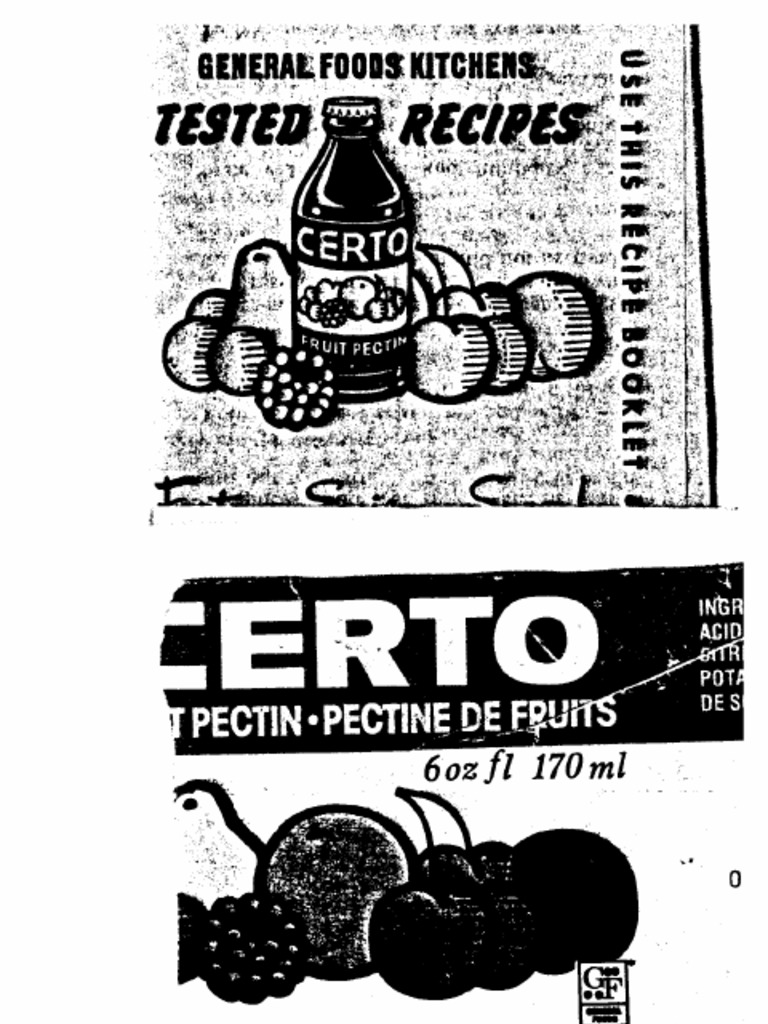 Certo Recipe Book 1965 | PDF | Fruit Preserves | Berry