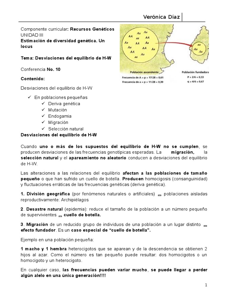 Efectos del Apareamiento No Aleatorio | PDF | Seleccion natural | Mutación