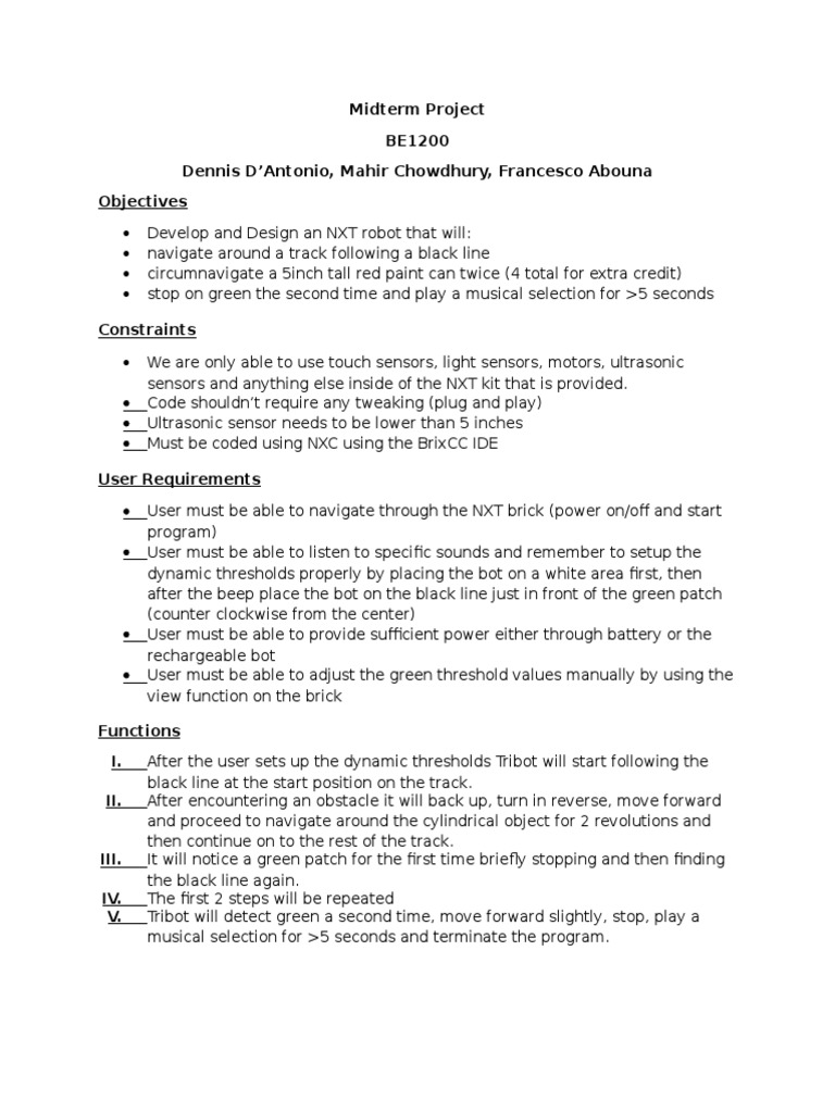 mid term report group5 | Technology | Computing