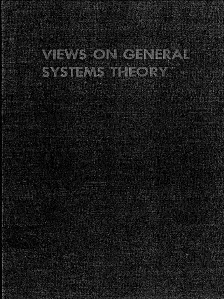 General System Theory PDF | PDF | Theory | System