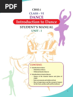 Lesson 1 - Introduction and Brief History of Dance | PDF | Dances | Rhythm