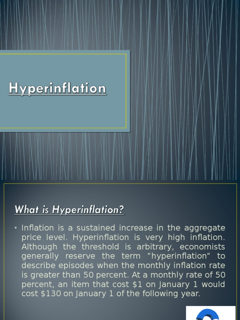 Hyperinflation Presentation | PDF | Hyperinflation In The Weimar ...