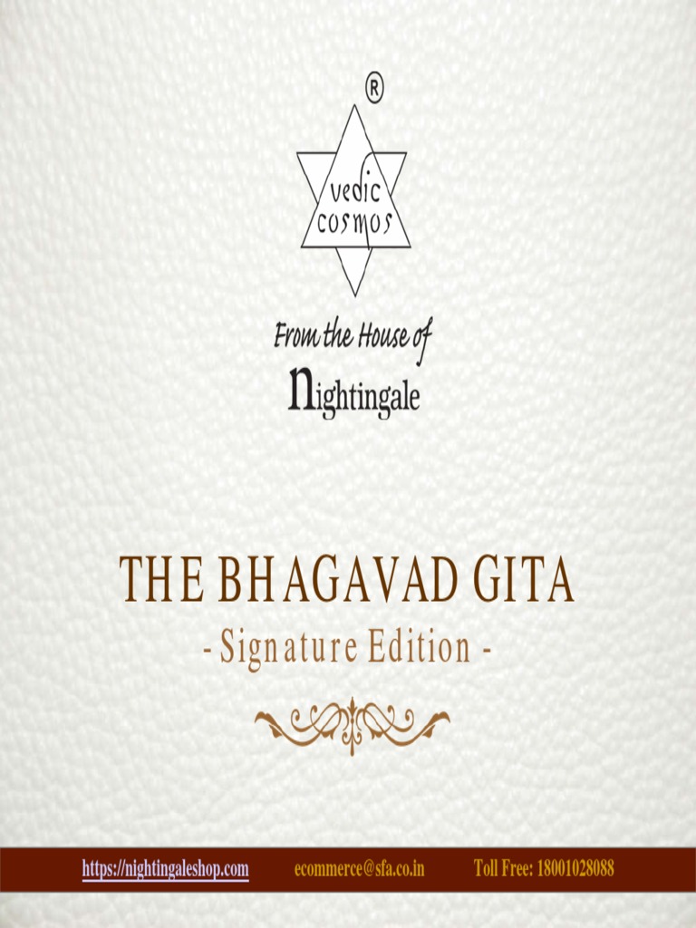 The Bhagavad Gita - Signature Edition | PDF | Bhagavad Gita | Hindu ...