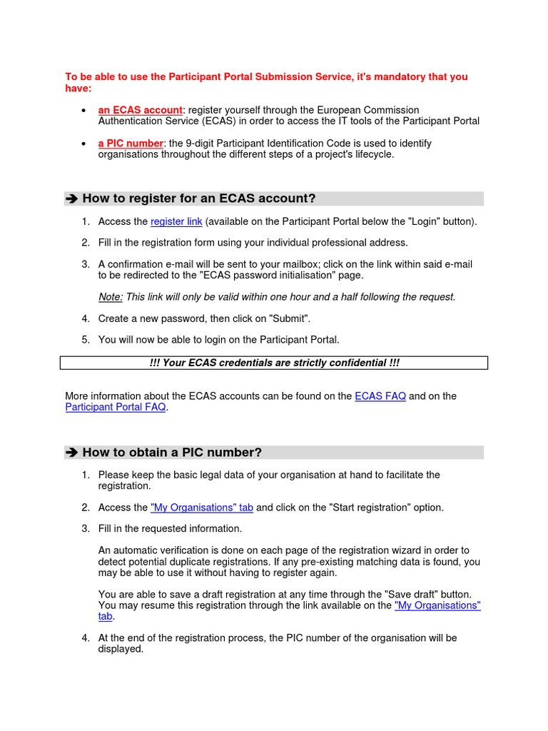How To Obtain A PIC Number | PDF | Authentication | Access Control