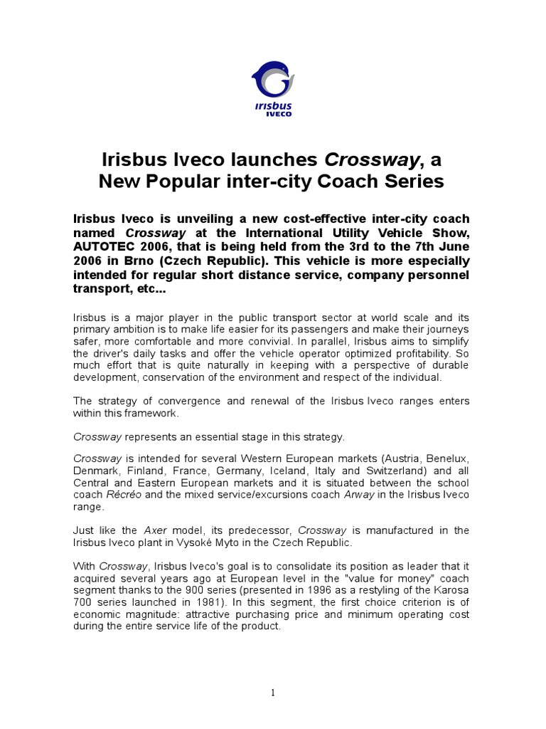 Press Crossway English | PDF | Automotive Industry | Car