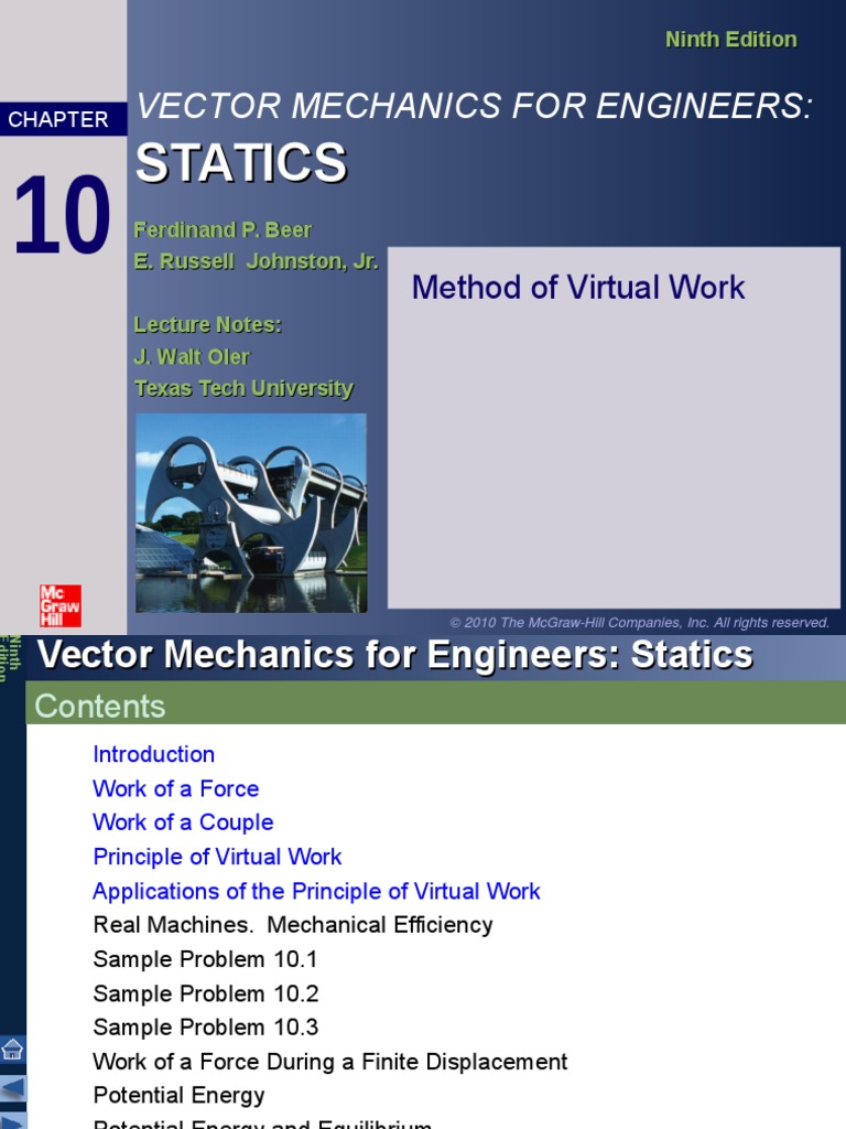 Method of Virtual Work | PDF