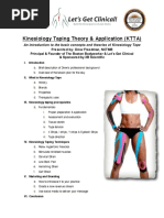 Kinesiology Tape Guide Book | PDF | Shoulder | Elbow