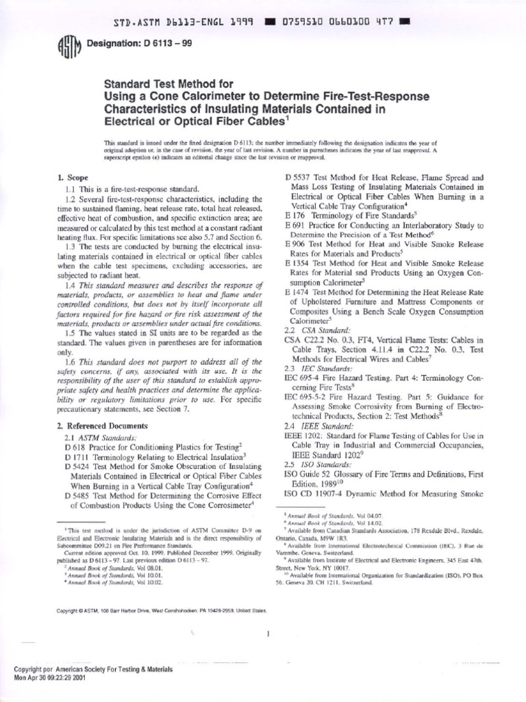 Astm D6113-1999 | PDF | Combustion | Chemistry