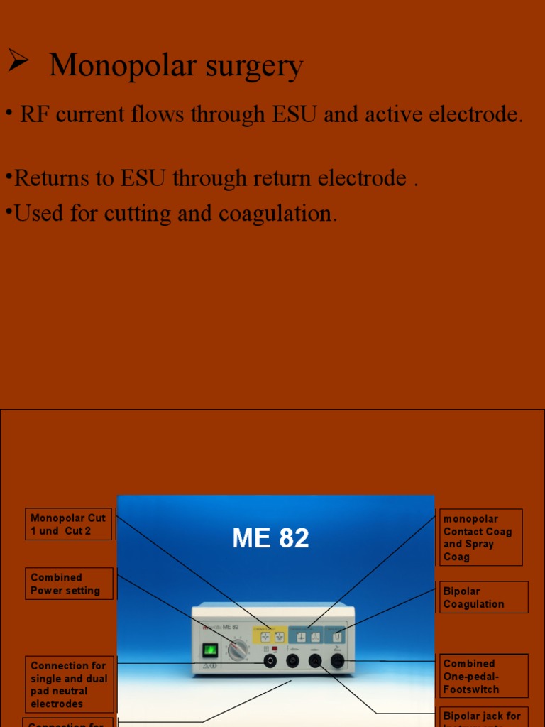ESU - Monopolar Surgery | Download Free PDF | Electronics ...