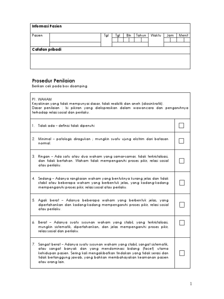 Panss Indonesia | PDF