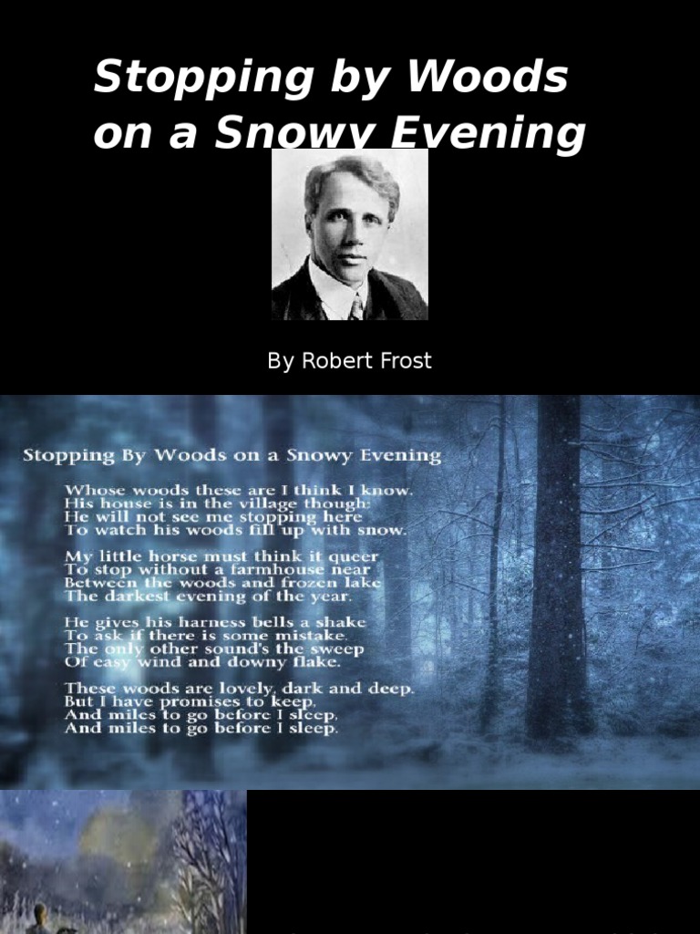 Stopping by The Woods | PDF | Poetry