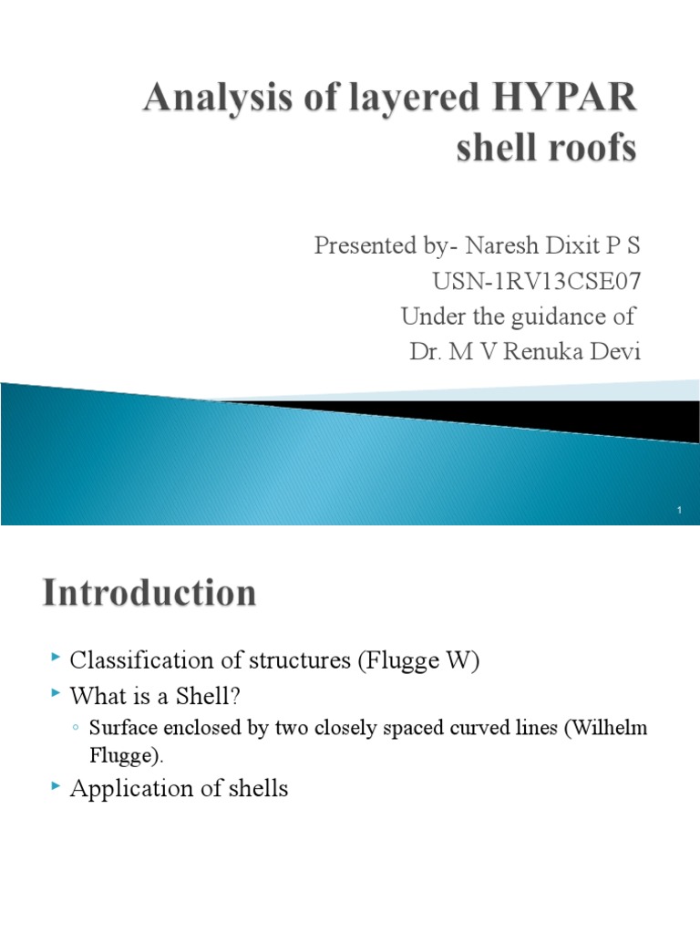 Analysis of HYPAR Shell Roofs | PDF | Stress (Mechanics) | Finite ...