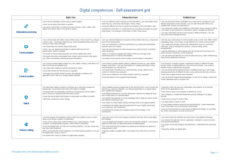 Digital Competences | PDF | Internet | Computer File