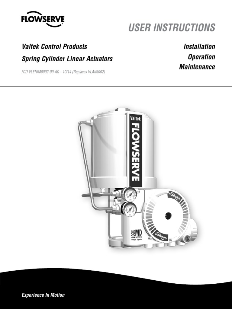 Actuador de Válvula Flowserve | PDF | Valve | Actuator