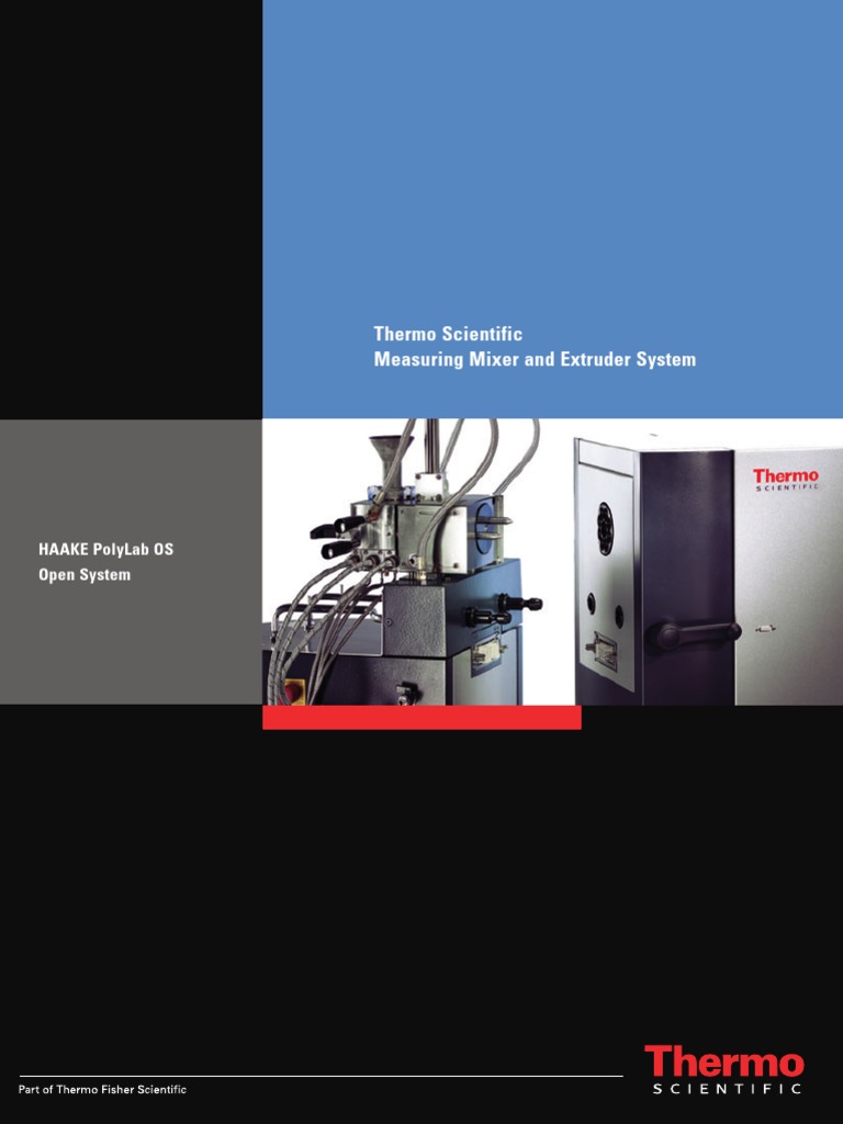 DB Haake Polylab Os e 20071104 | PDF | Extrusion | Rheology