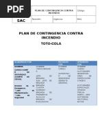 Plan de Contingencia de Incendios | PDF | Defensa Civil | Business