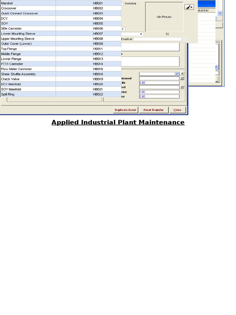 Applied Industrial Plant Maintenance | PDF | Personal Protective ...