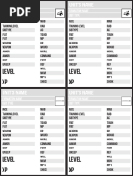 Warhammer 40K Army Roster (Blank) | PDF